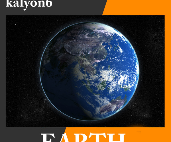 ArtStation - Earth 3d Model | Resources
