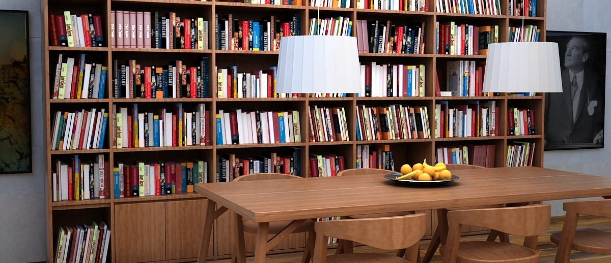 ArtStation - Library Interior 3d Model | Resources