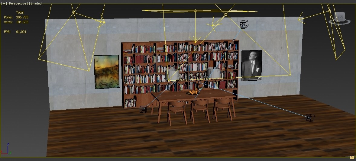 ArtStation - Library Interior 3d Model | Resources