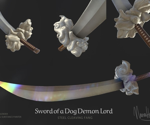 ArtStation - Sword of a Dog Demon Lord | Resources