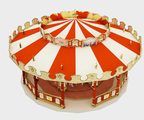 ArtStation - carousel 3d model | Resources