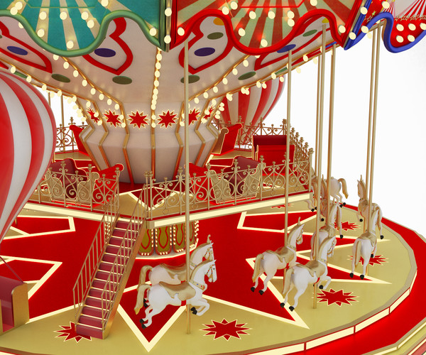 ArtStation - Carousel 3D model | Resources