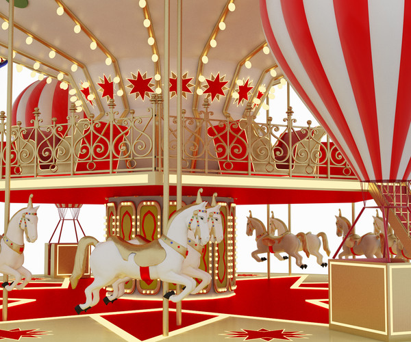 ArtStation - Carousel 3D model | Resources