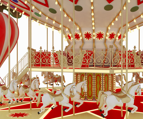 ArtStation - Carousel 3D model | Resources
