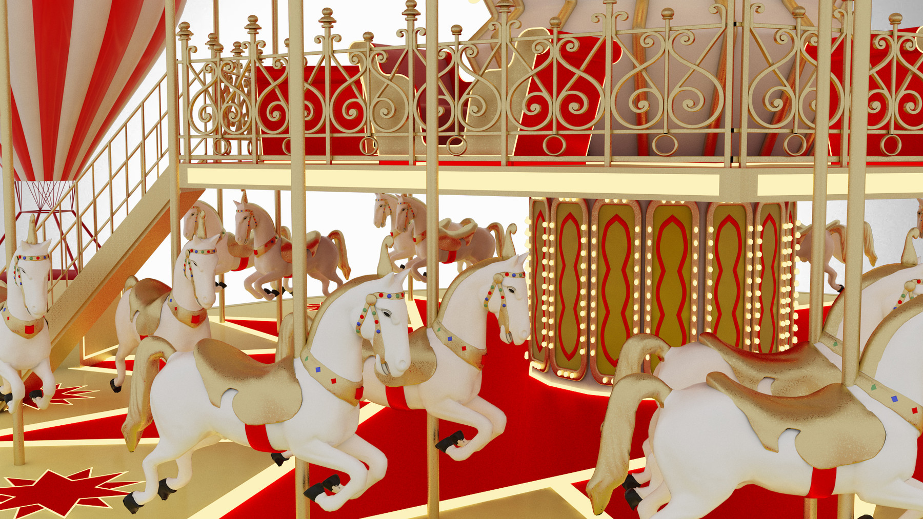 ArtStation - Carousel 3D model | Resources