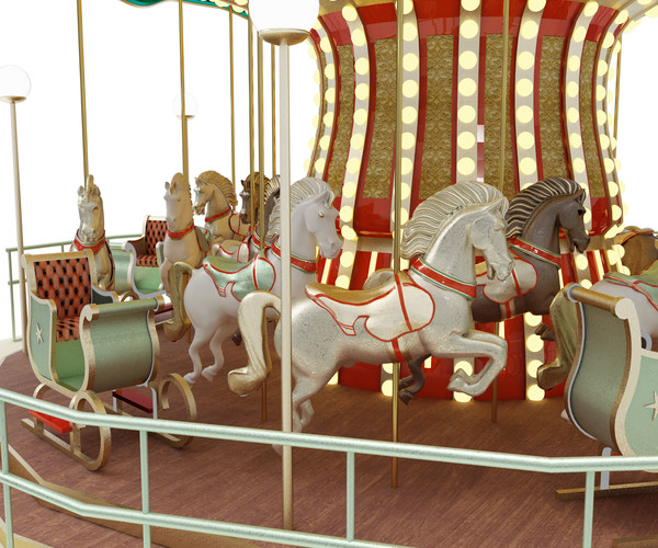 ArtStation - Carousel 3D model | Resources