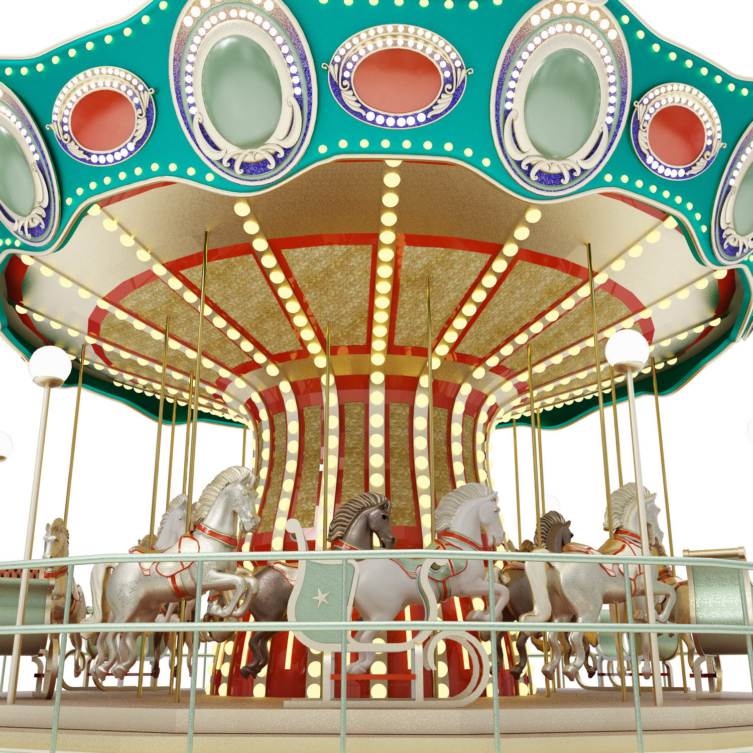 ArtStation - Carousel 3D model | Resources