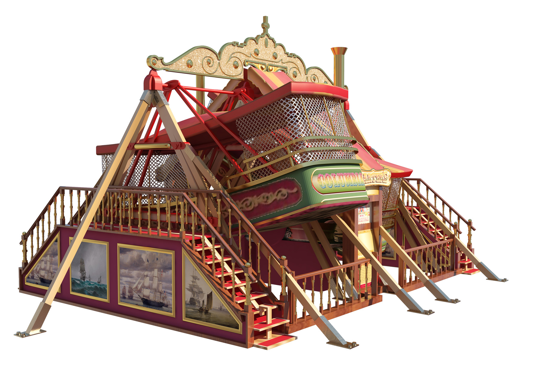 ArtStation - Carters Steam Fair 3D model | Resources