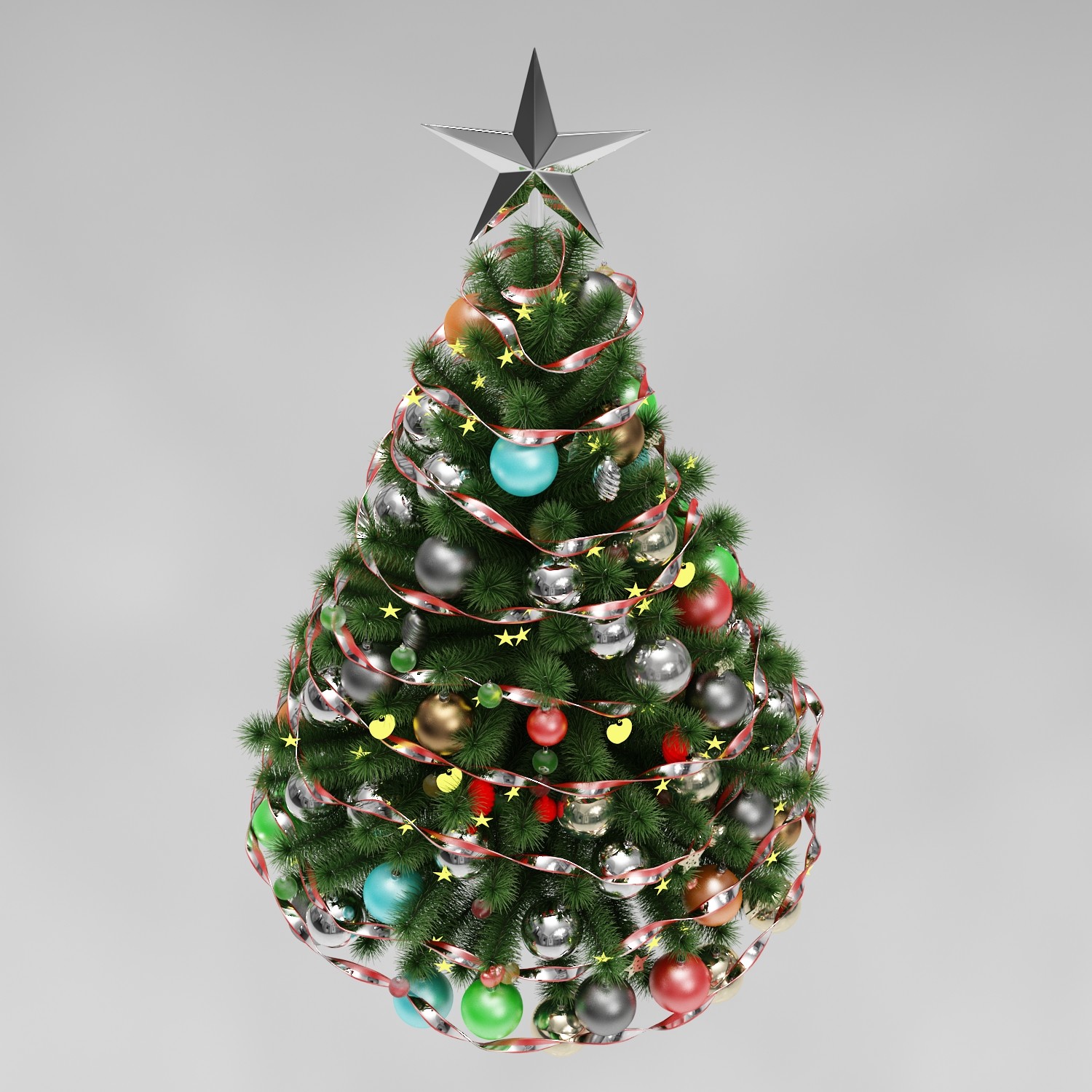 ArtStation - Christmas tree 3D model | Resources