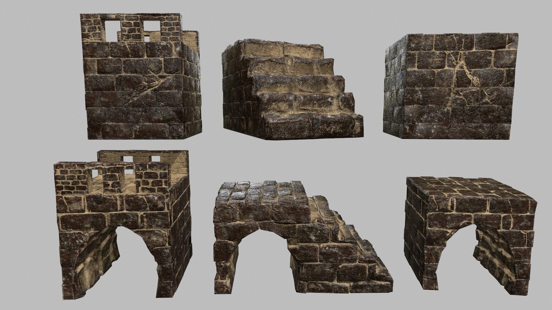 ArtStation - Stair Set | Game Assets