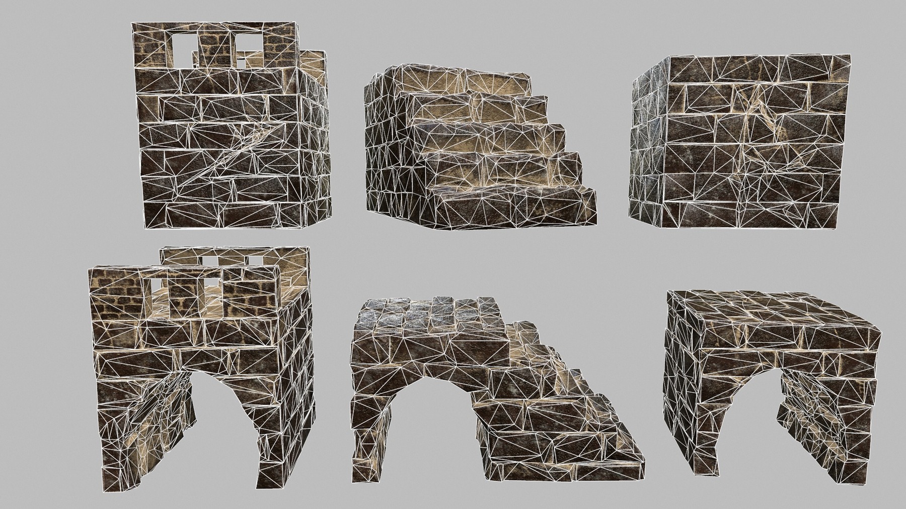 ArtStation - Stair Set | Game Assets