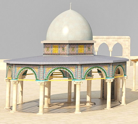 ArtStation - Dome of the Rock Jerusalem 3D model | Resources