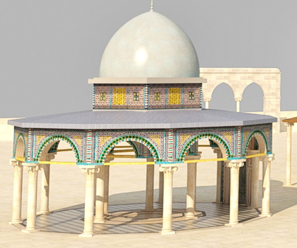 ArtStation - Dome of the Rock Jerusalem 3D model | Resources