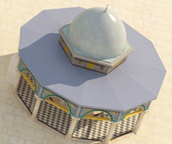 ArtStation - Dome of the Rock Jerusalem 3D model | Resources