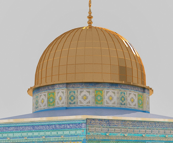 ArtStation - Dome of the Rock Jerusalem 3D model | Resources