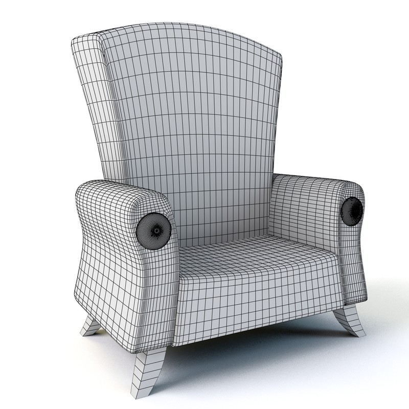 ArtStation - Cartoon Armchair Model 03 | Resources