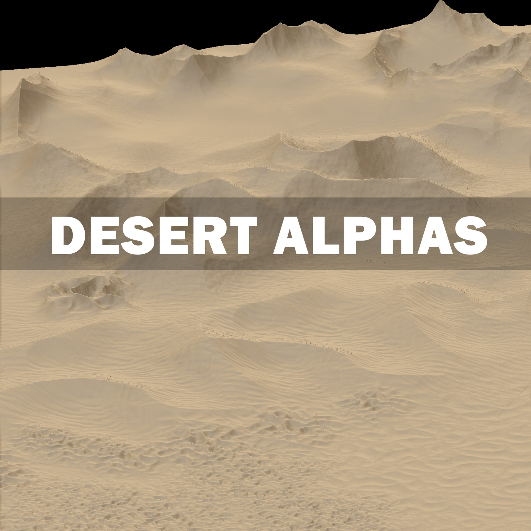ArtStation - Desert Terrain Alphas | Brushes
