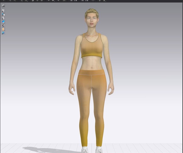 ArtStation - Sports Top and Leggings,Marvelous designer, Clo3d | Resources