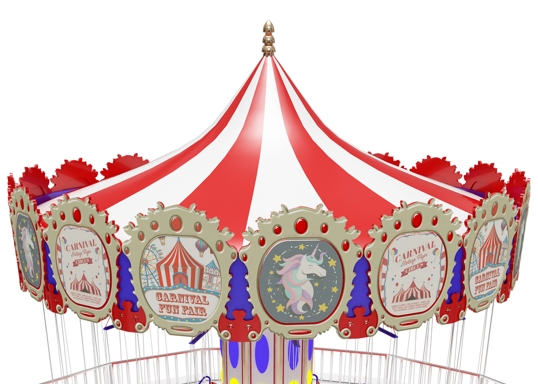 ArtStation - Funfair Swing 3D model | Resources
