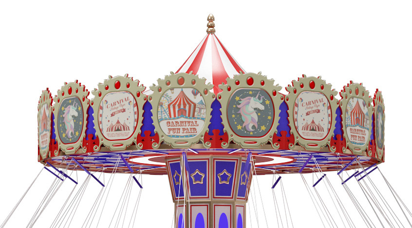 ArtStation - Funfair Swing 3D model | Resources