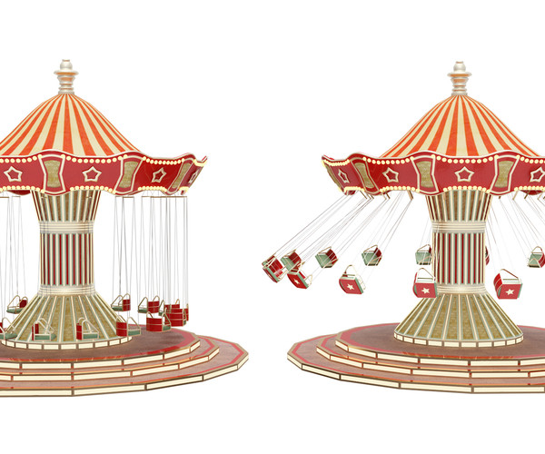 ArtStation - Funfair Swing 3D model | Resources