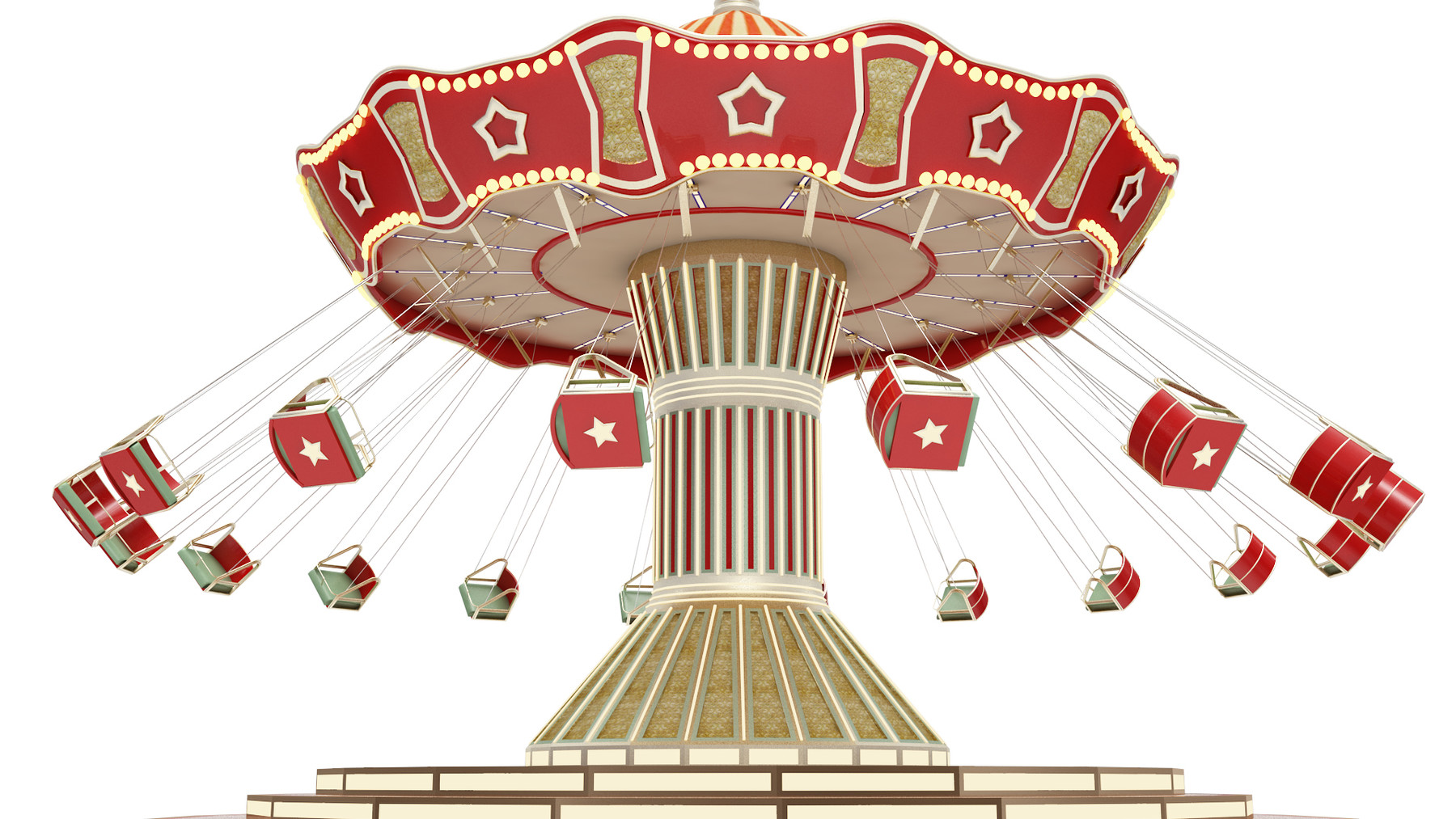 ArtStation - Funfair Swing 3D model | Resources