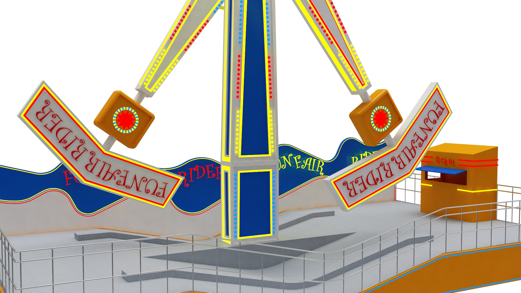 ArtStation - Funfair Rider 3D model | Resources