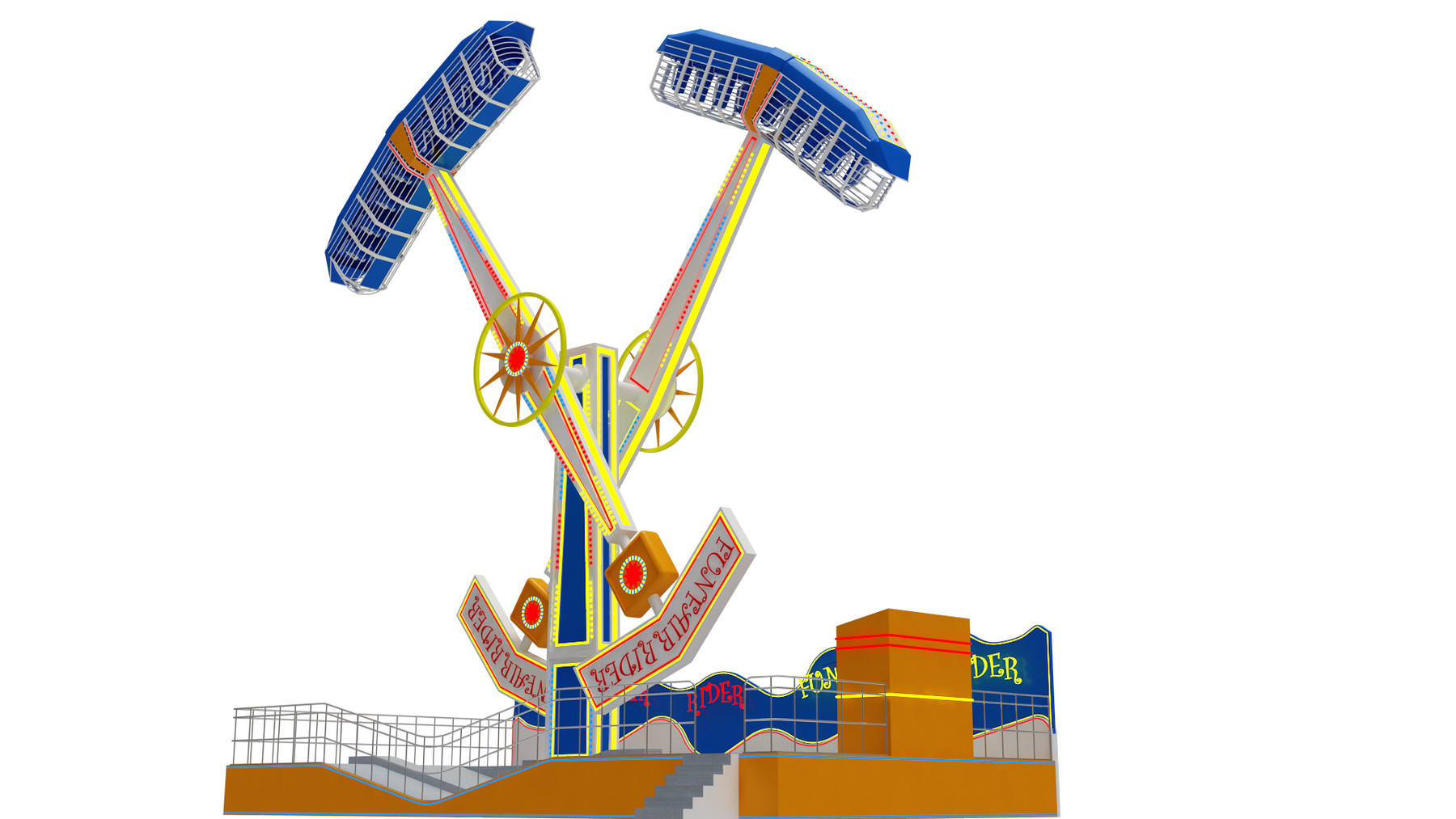 ArtStation - Funfair Rider 3D model | Resources