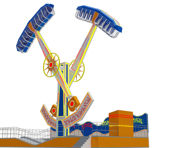 ArtStation - Funfair Rider 3D model | Resources