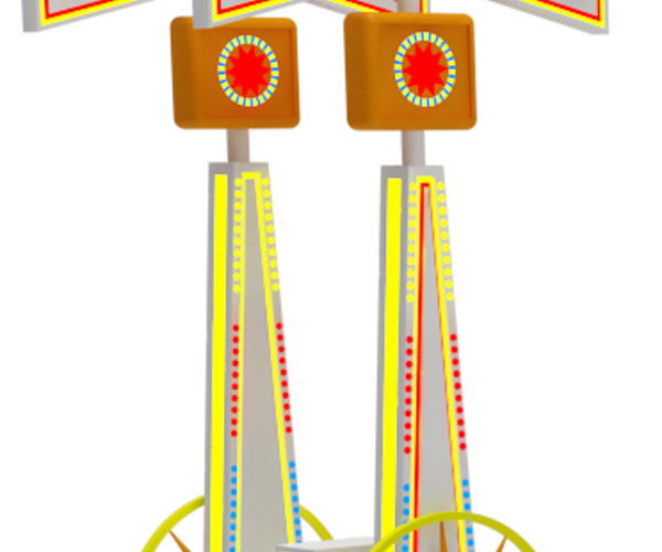 ArtStation - Funfair Rider 3D model | Resources