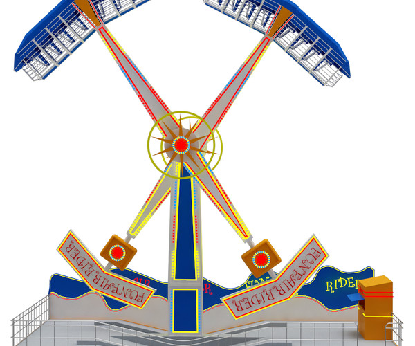 ArtStation - Funfair Rider 3D model | Resources