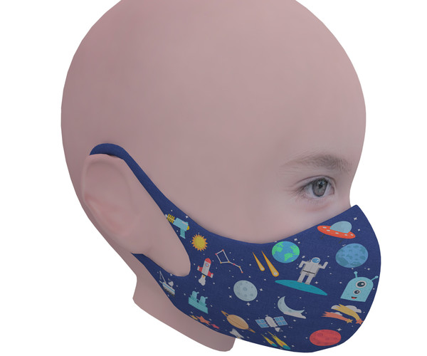 ArtStation - Medical mask for kids | Resources