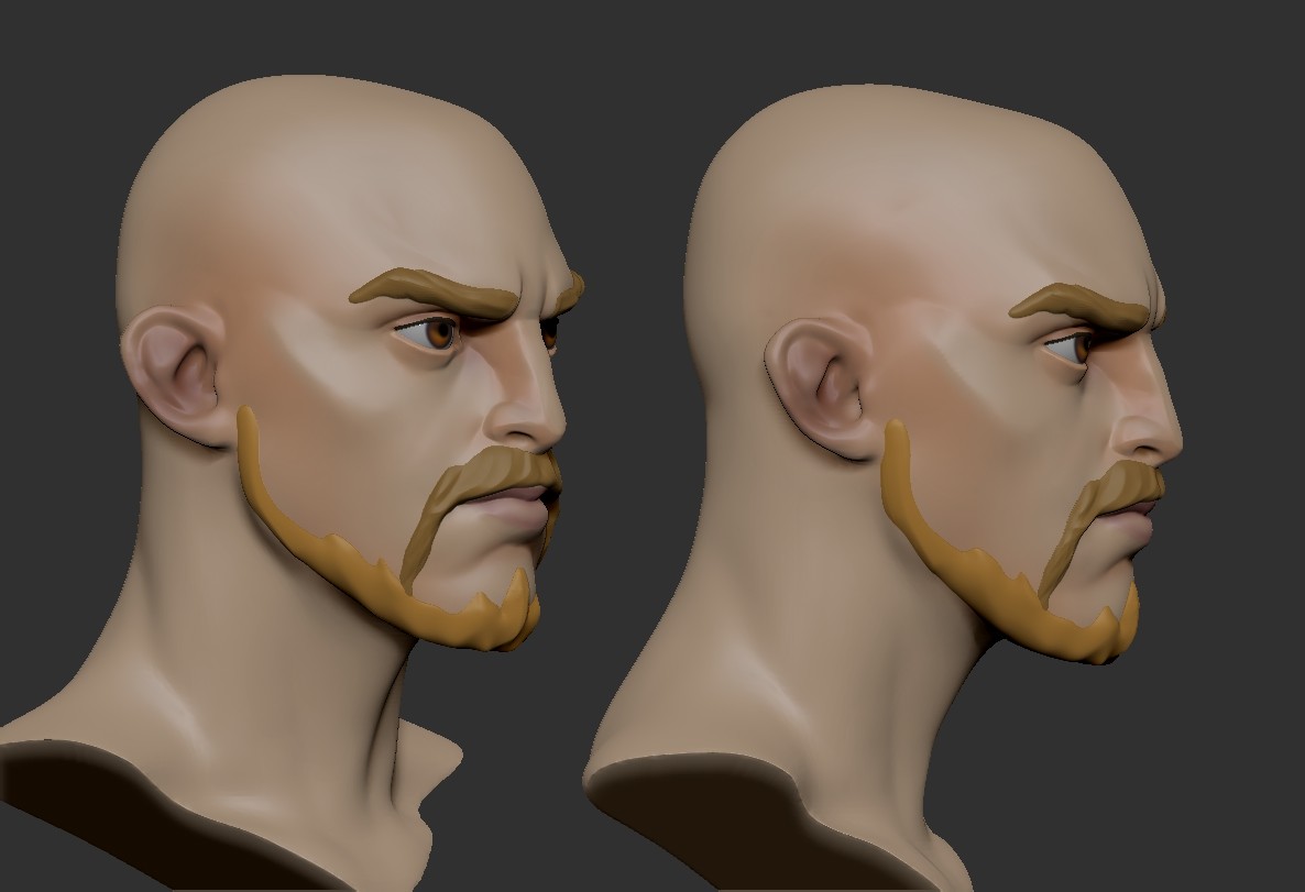 ArtStation - stylized Male head Basemesh6 | Resources