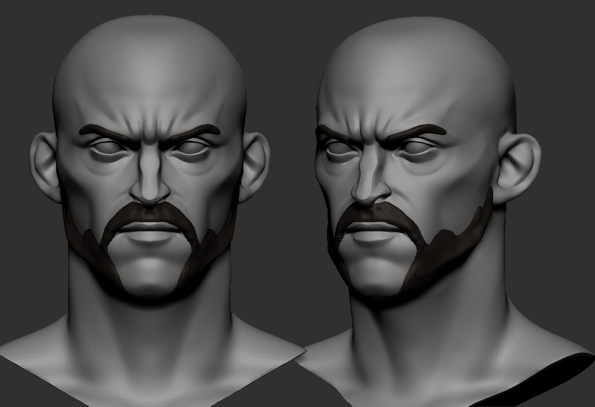 ArtStation - Stylized logan head | Resources