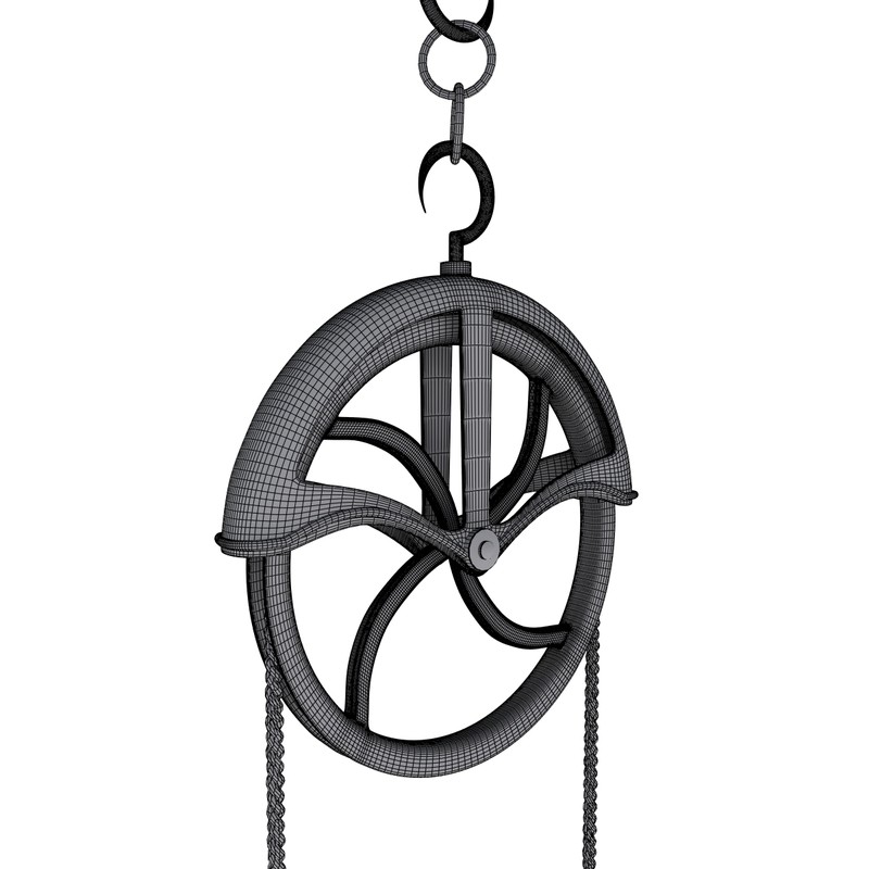 ArtStation - Antique Well Pulley | Resources