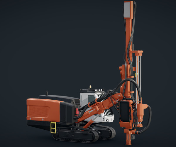 ArtStation - Sandvik DP1500i 3D Print Ready Toy (includes CGI version ...