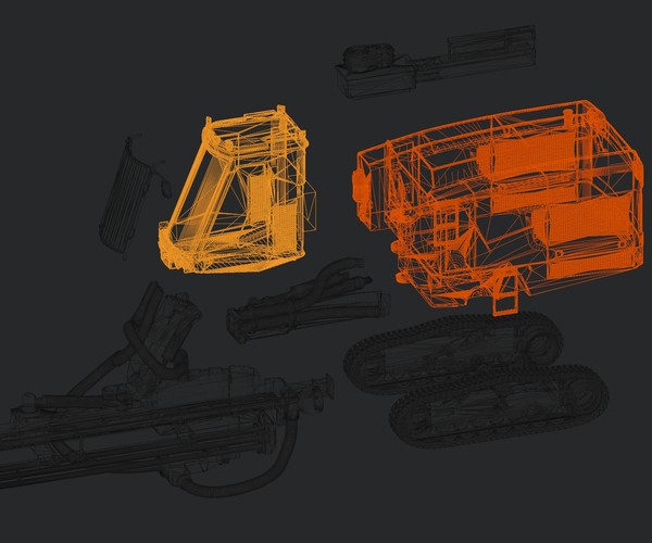 ArtStation - Sandvik DP1500i 3D Print Ready Toy (includes CGI version ...