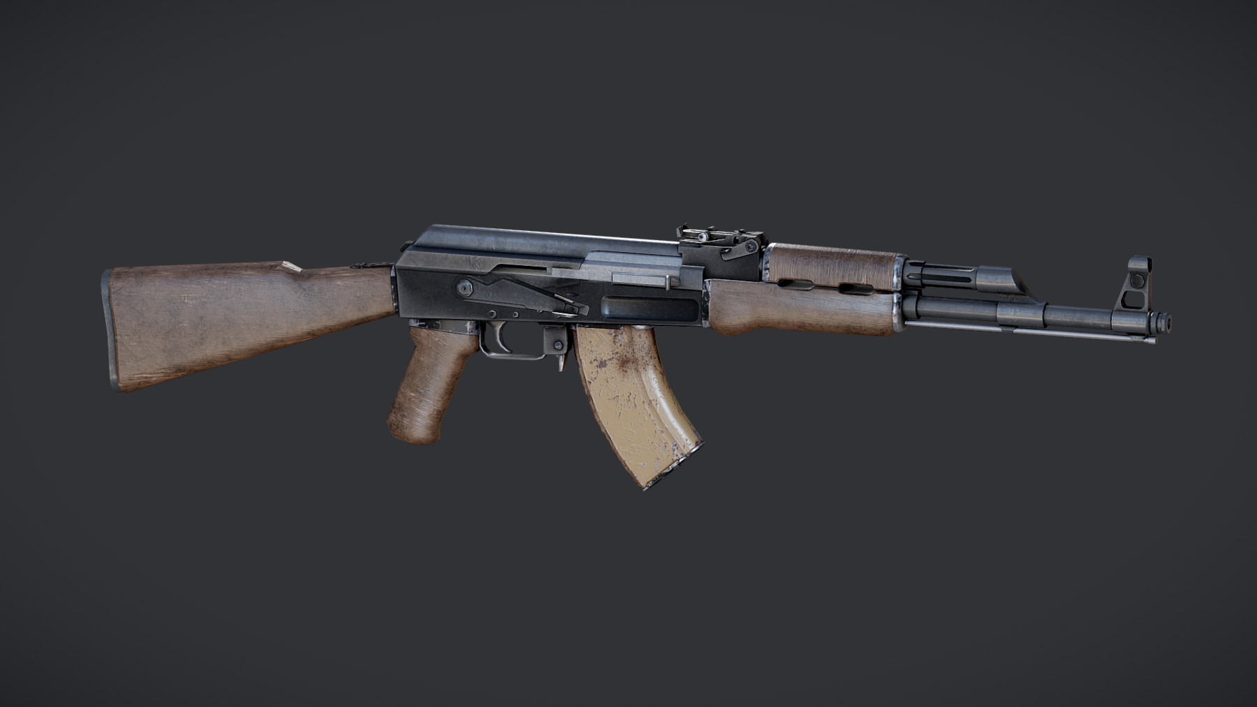 ArtStation - Original (factory blueprint based) AK-47 | Resources