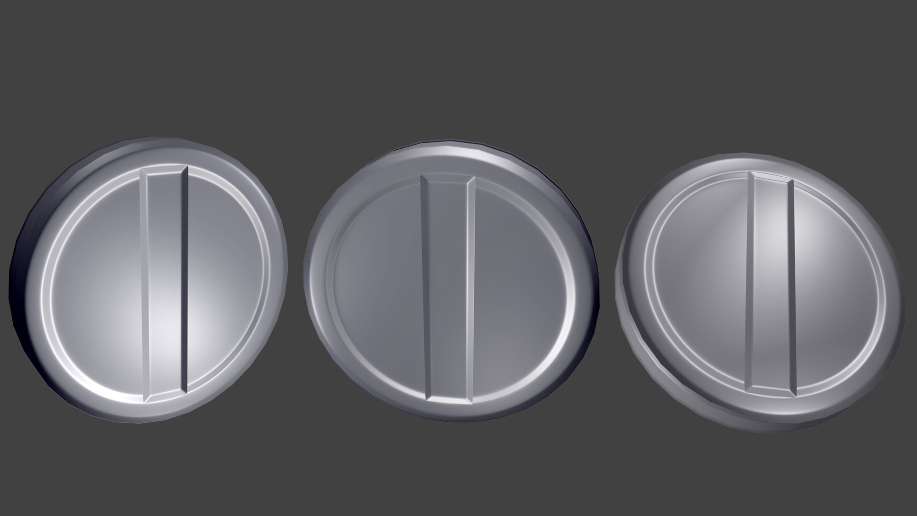 ArtStation - High and Low Poly Coin | Resources