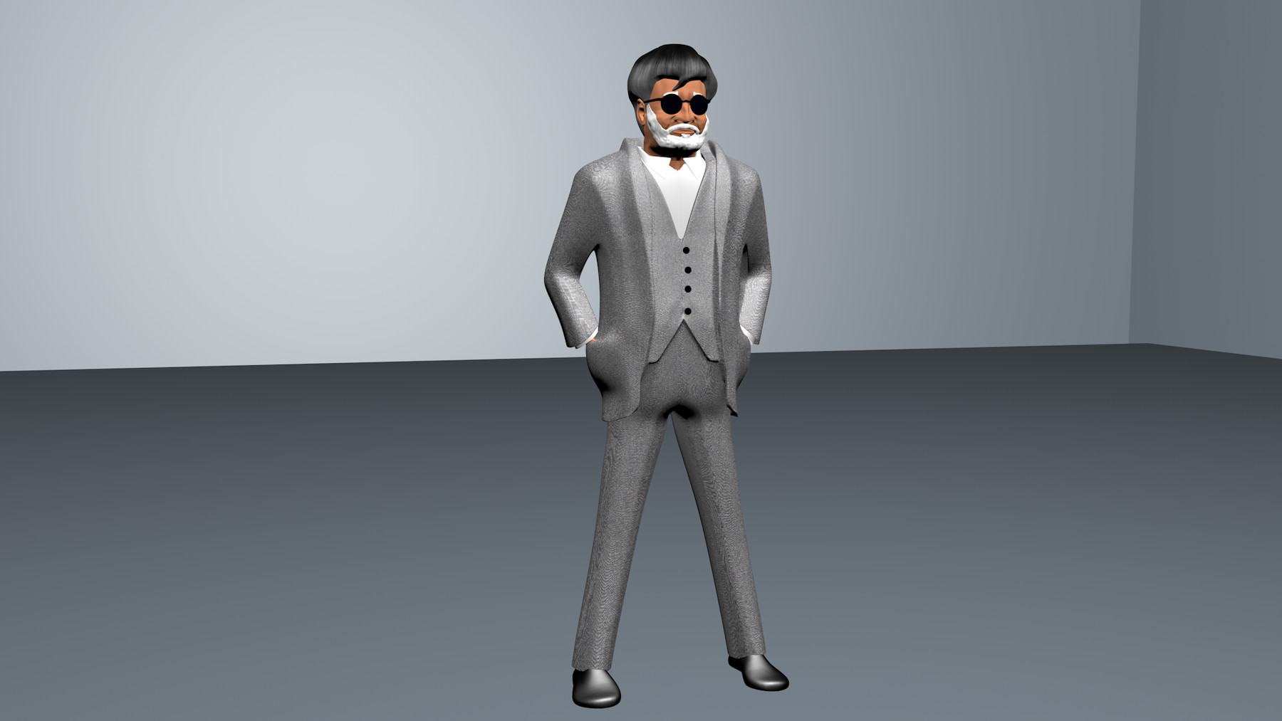 ArtStation - SUPERSTAR RAJINIKANTH KABALI 3D MODEL | Resources