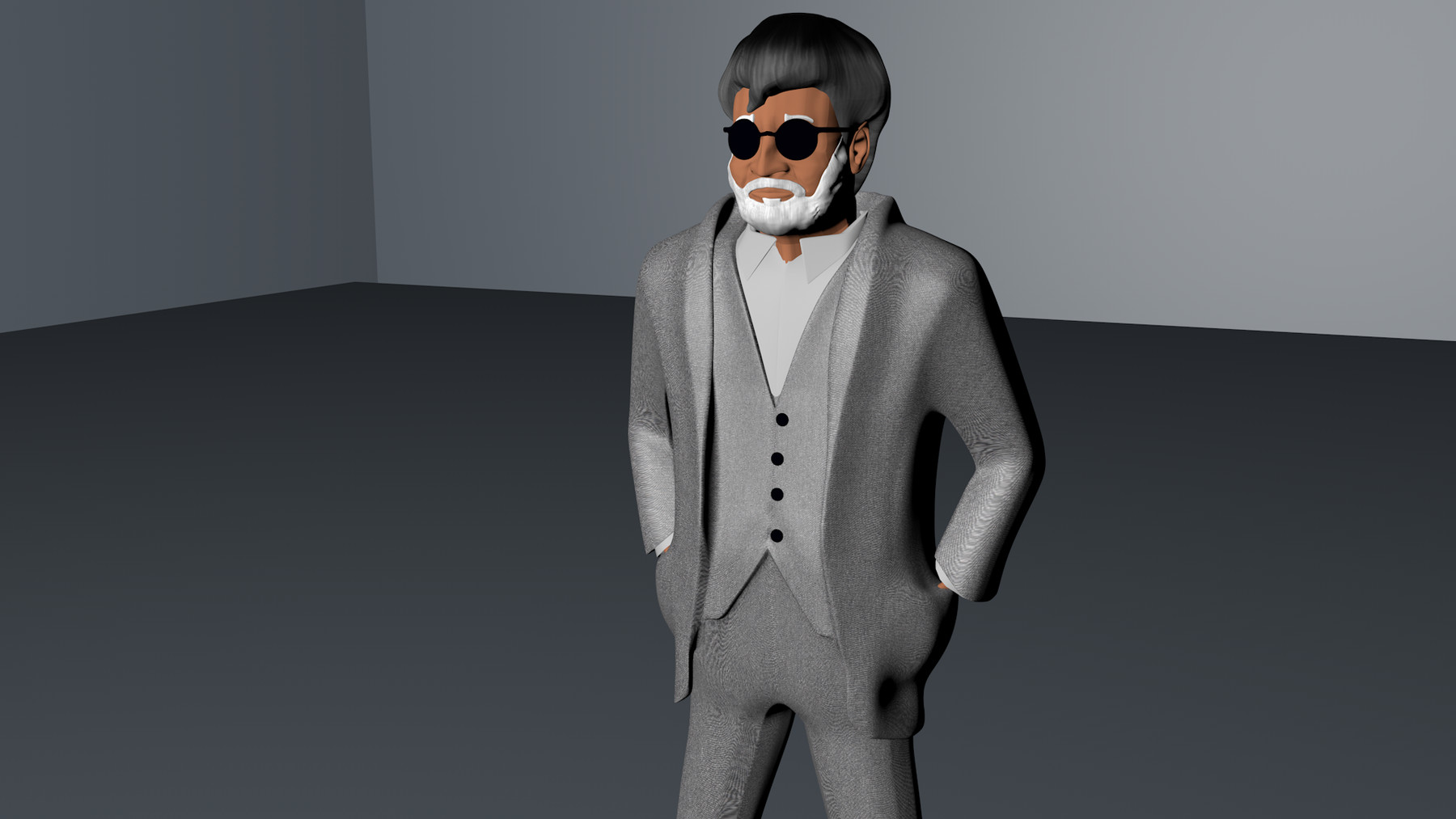 ArtStation - SUPERSTAR RAJINIKANTH KABALI 3D MODEL | Resources