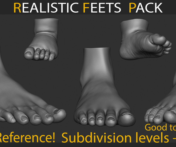 ArtStation - Realistic Feets Pack | Resources
