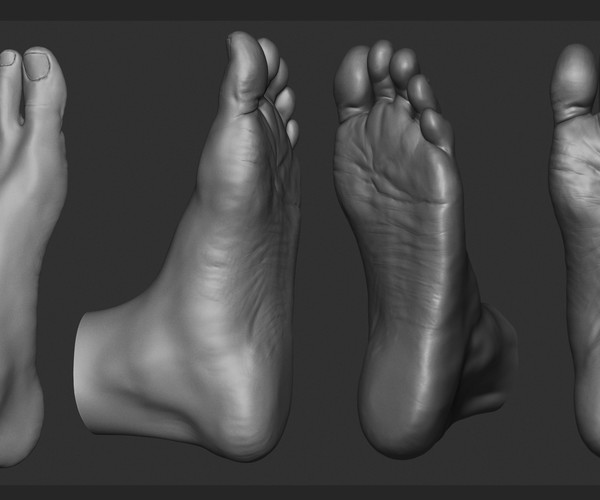 ArtStation - Realistic Feets Pack | Resources