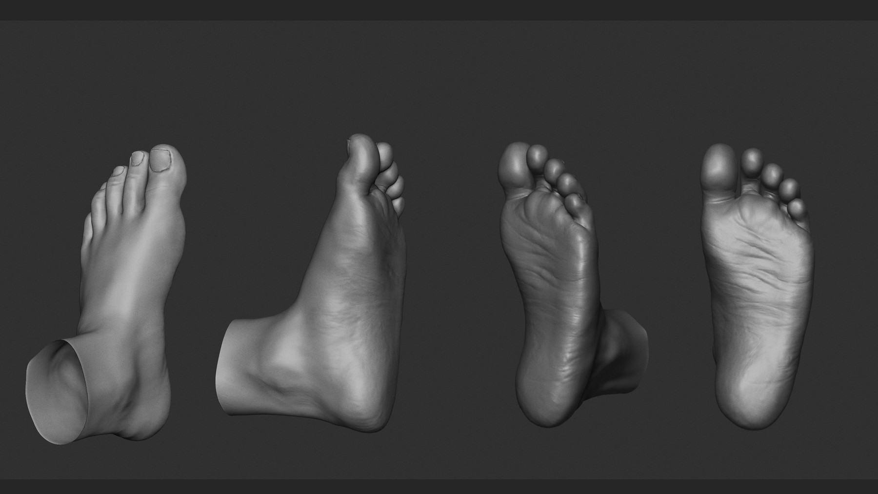 ArtStation - Realistic Feets Pack | Resources