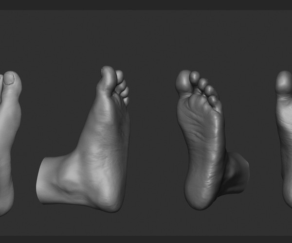 ArtStation - Realistic Feets Pack | Resources