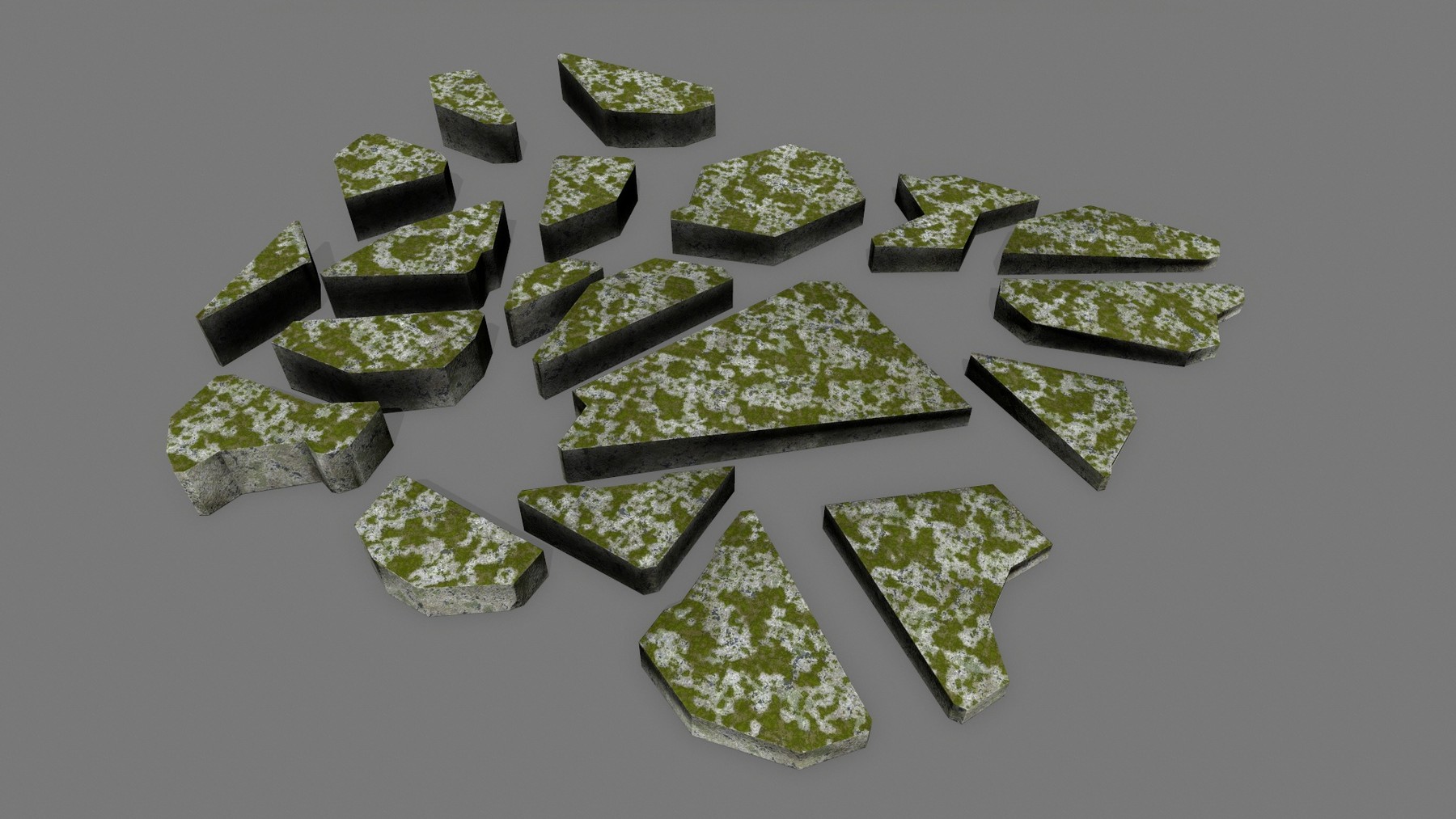 ArtStation - stone set | Game Assets