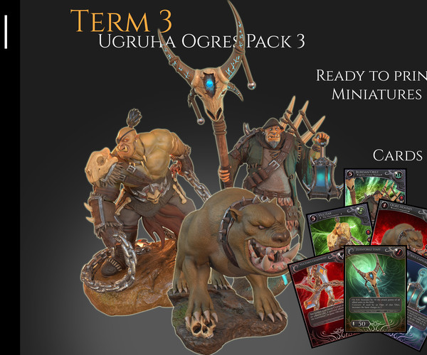 ArtStation - Term 3 - Ugruha Ogres pack 3 | Resources