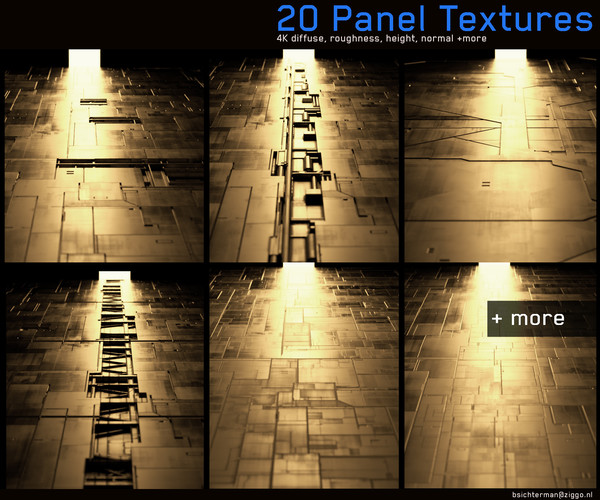ArtStation - Large Scale Panels Textures | Game Assets