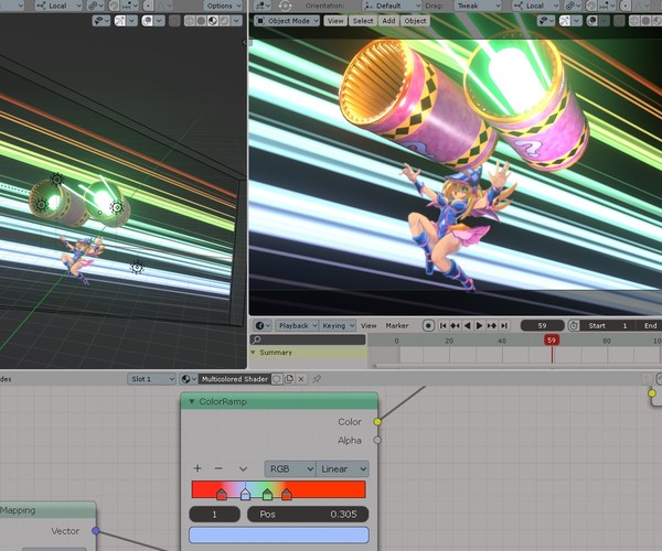 ArtStation - Parallax Shading for holographic cards in Blender | Resources