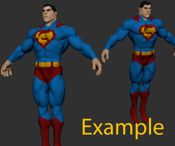 ArtStation - Hero basemesh2+head | Resources